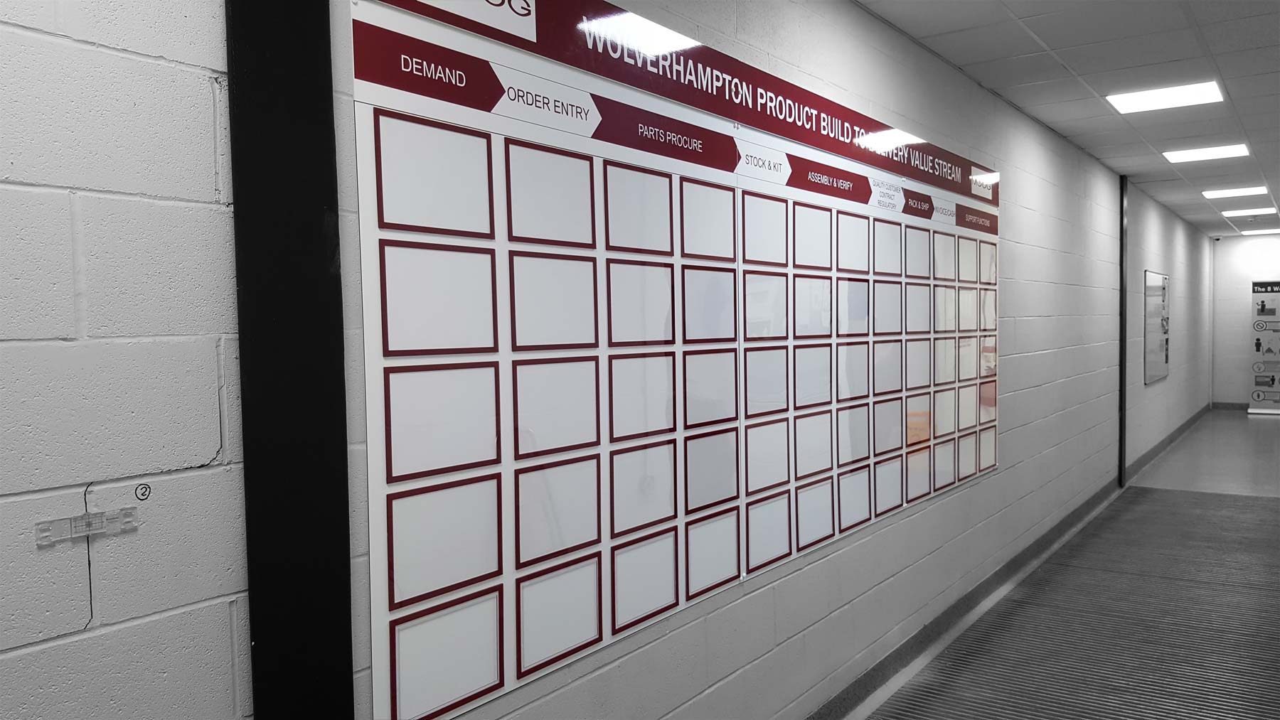 Bespoke Lean Visual Management Boards and Printed Magnetic Whiteboards ...