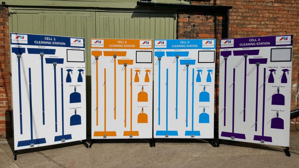 Shadow Boards for Cleaning Stations and Work Tool Benches - ConceptVM